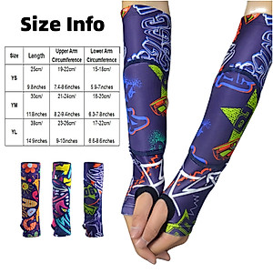 Topeter Youth Volleyball Sleeves for Girls and Boys Pass Hitting Forearm Sleeves with Protection Pads and Thumb Hole 1 Pair (Pink YM)