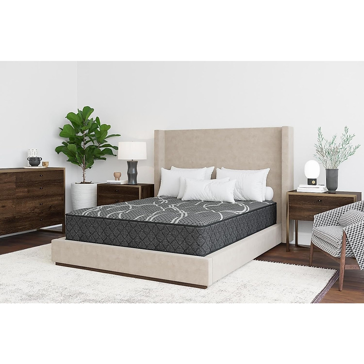 Kargibi 10-Inch Queen Size Pocket Spring Mattress - High-Density Foam and Individual Pocket Springs, Breathable, Comfortable, Supportive, and Pressure Relief, Bed in a Box