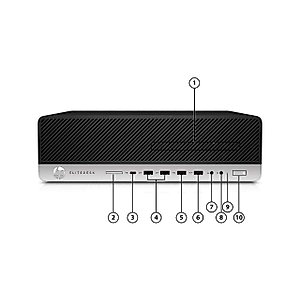 EliteDesk 800 G4 Small Form Factor SFF Desktop, 8th Gen Intel Core i5-8500, 8GB DDR4, 256GB Solid State Drive, Windows 10 Pro