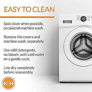 K&H Pet Product Bucket Booster Dog Car Seat with Dog Seat Belt for Car, Washable Small Dog Car Seat, Sturdy Dog Booster Seats for Small Dogs, Medium Dogs, 2 Safety Leashes, Small Gray/Gray