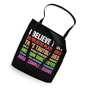 Simplistic Platitudes, Trite Tautologies, Semantically... Tote Bag