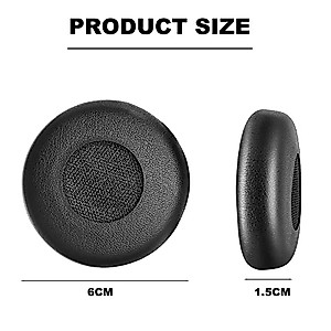 XBERSTAR Replacement Earpads for Jabra Evolve Replacement earpads Cushion Cover Pillow for Jabra Evolve 20 20se 30 30II 40 65 65+ … (Protein Leather Ear Pads)