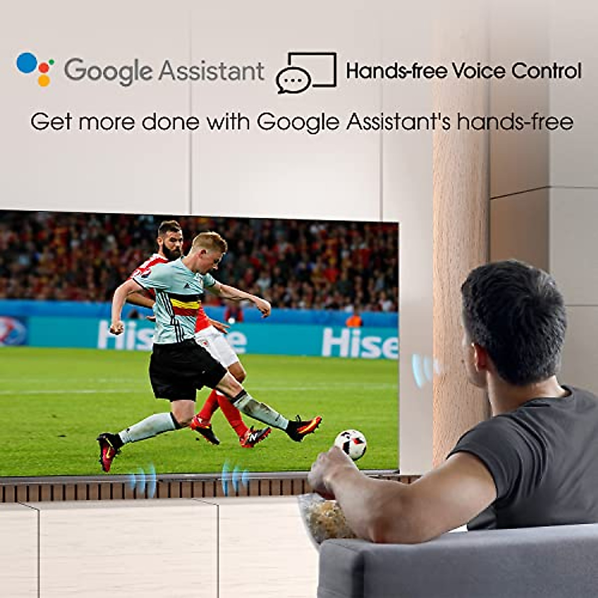 Hisense ULED Premium 55U7G QLED Series 55-inch Android 4K Smart TV with Alexa Compatibility, 1000-nit HDR10+, Dolby Vision & Atmos, 120Hz, HDMI 2.1, Game Mode Pro