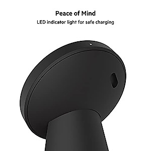 Belkin Magnetic Wireless Charger Stand - MagSafe Charger Compatible - Magnetic iPhone Charger - Wireless Charger - Works w/ Apple iPhone 14, iPhone 13 & iPhone 12 - Power Supply Not Included - Black