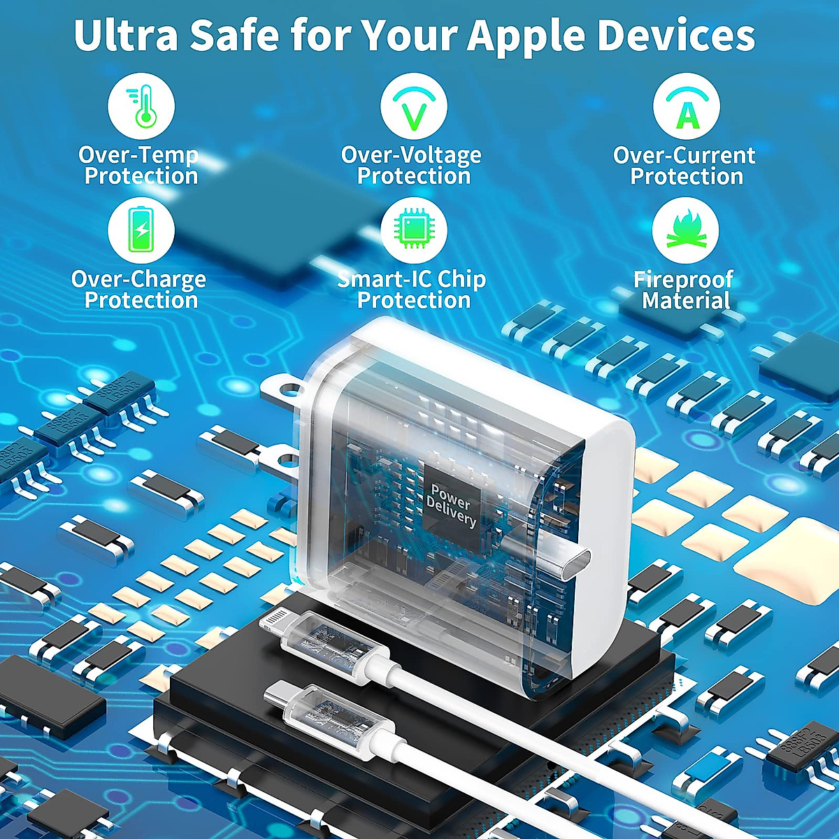 KASHIMURA 2 Pack 20W USB C Power Delivery Wall Charger