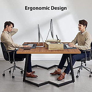 LORYERGO Dual Monitor Stand - Adjustable Computer Stand with Slot for Tablet & Cellphone, 44 lbs Capacity