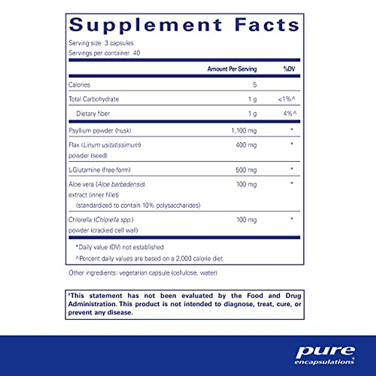 Pure Encapsulations G.I. Fortify (Capsules) | Supports G.I. Function, Motility and Detoxification | 120 Capsules