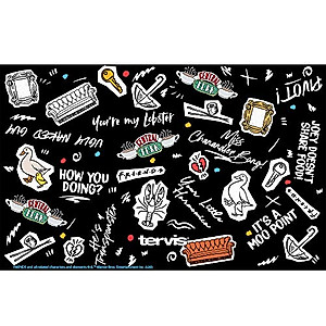 Tervis Triple Walled Friends Collage Insulated Tumbler Cup Keeps Drinks Cold & Hot, 20oz Legacy, Stainless Steel