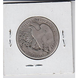 1918 S Walking Liberty Average Circulated Half Dollar Good