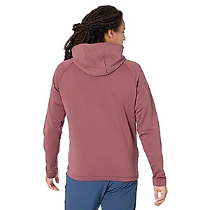 adidas Men's Fleece Anorak, Quiet Crimson, X-Large