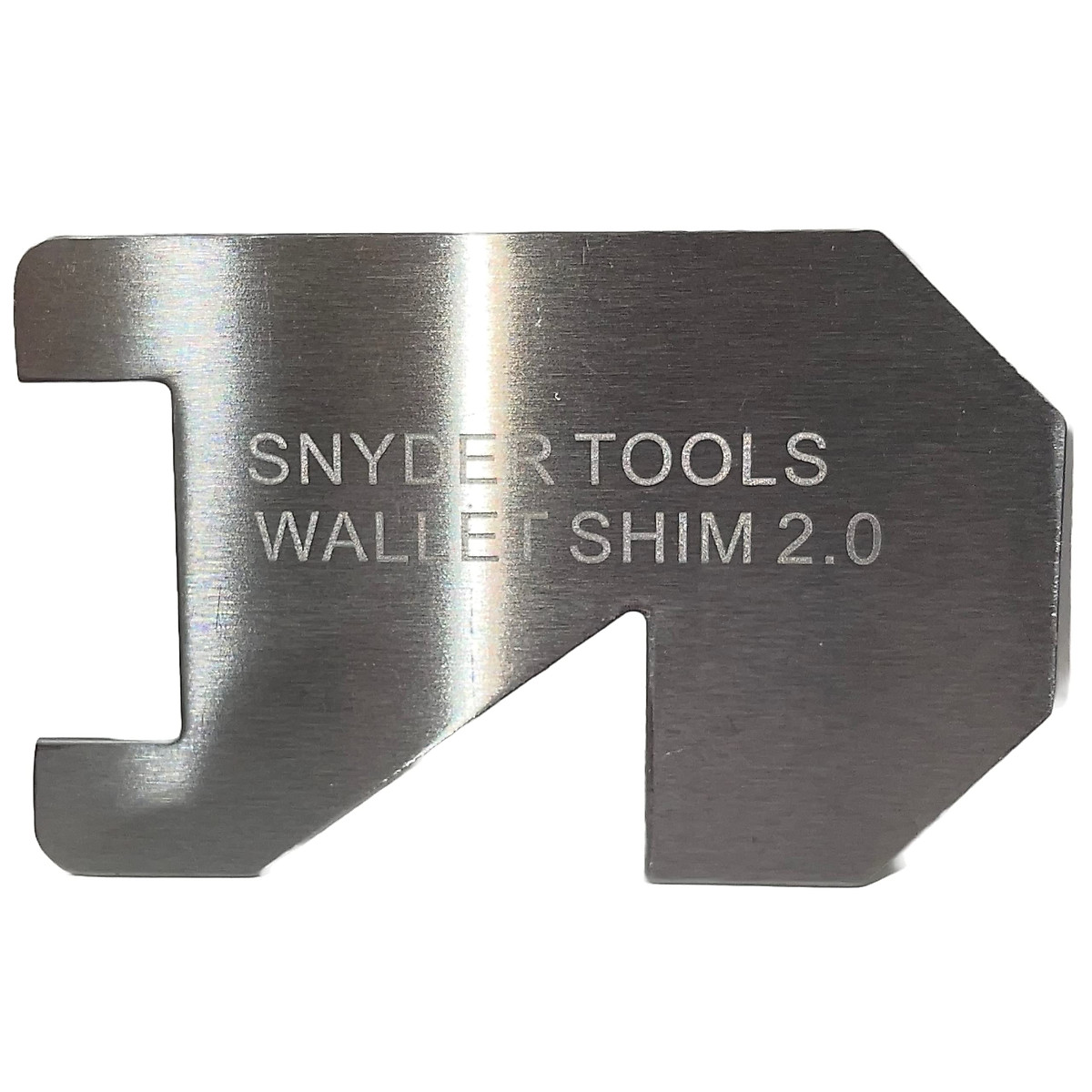 Wallet Shim - Credit Card Size Tool | Cool Gadgets for Men and Women: Stainless Steel Wallet Card