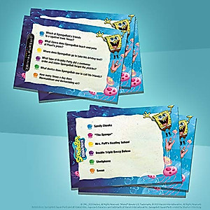 Trivial Pursuit SpongeBob SquarePants Quickplay Edition | Trivia Game Questions from Nickelodeon's SpongeBob SquarePants | 600 Questions & Die in Travel Container | Officially Licensed SpongeBob Game