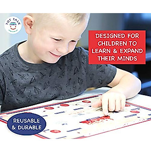 Tot Talk Placemat U.S. Constitution Meal Dining Kids Mat tot1079
