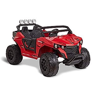 Radio Flyer Ripper Battery Powered Car, 12 Volt Outdoor Ride On Toy, Red Kids Ride On Toy For Ages 3+