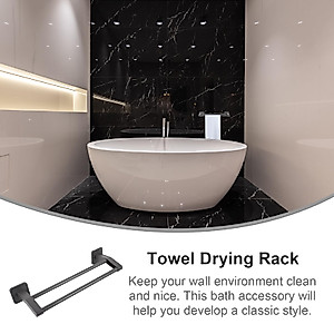 Nail- Towel Hanger Towel Bar for Bathroom Heavy Duty Towel Wall Rack Bathroom Towel Holder Towel Rack Punch- Towel Hanger Wall Towel Bar Wall Towel Holder Wall Shoe Rack
