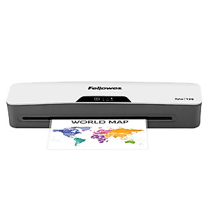 Fellowes Ayla 125 with Rapid 1 Minute Warm Up Paper Laminator Including Pouch Starter Kit (5752001)