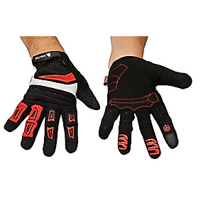 Kratos Anti-Slip Cycling Gloves for Men and Women, Touchscreen Breathable Bicycle Gloves| Mountain Bike Gloves for BMX ATV MTB Riding, Road Racing, Bicycle, Boating.