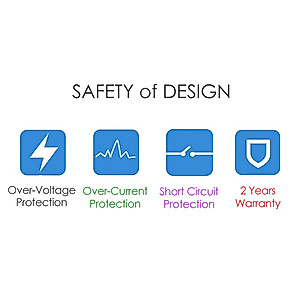 DC 12V 1.5A Power Supply Adapter Switching, Plug 3.5mm x 1.35mm with 5.5mm x 2.1mm Connector Adapter