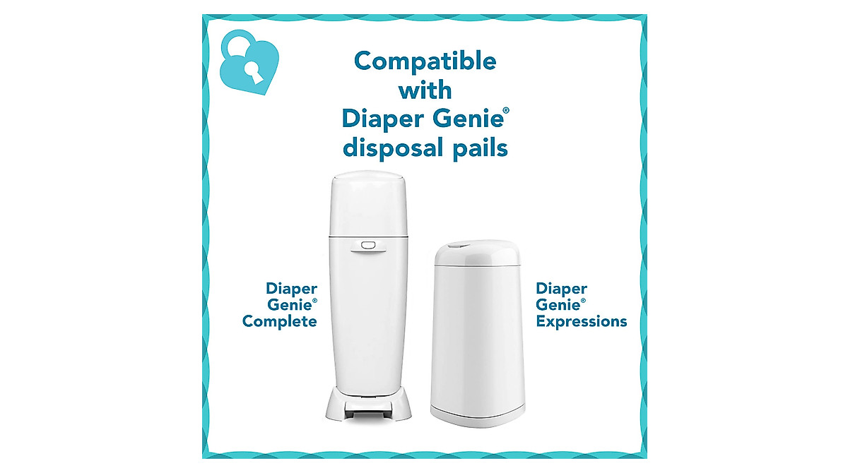 Diaper Lock Refills for Genie Pails | 240 Count Pack