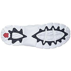 K-Swiss Men's ST329 CMF Sneaker, White/Navy/Red, 8 M