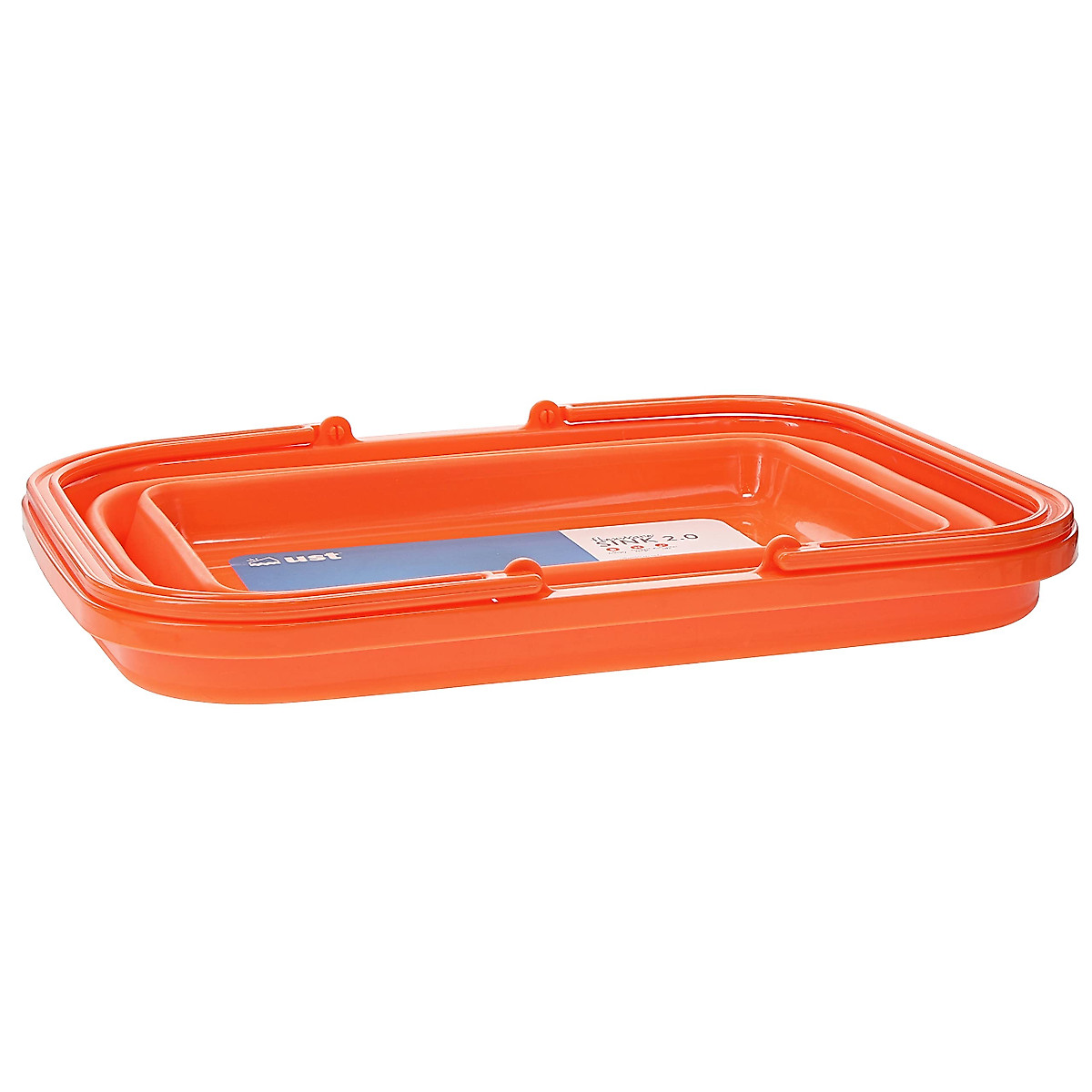 ust FlexWare Collapsible Sink 2.0 with 4.23 Gal Wash Basin for Washing Dishes and Person During Camping, Hiking and Home, Orange, One Size (20-12268)