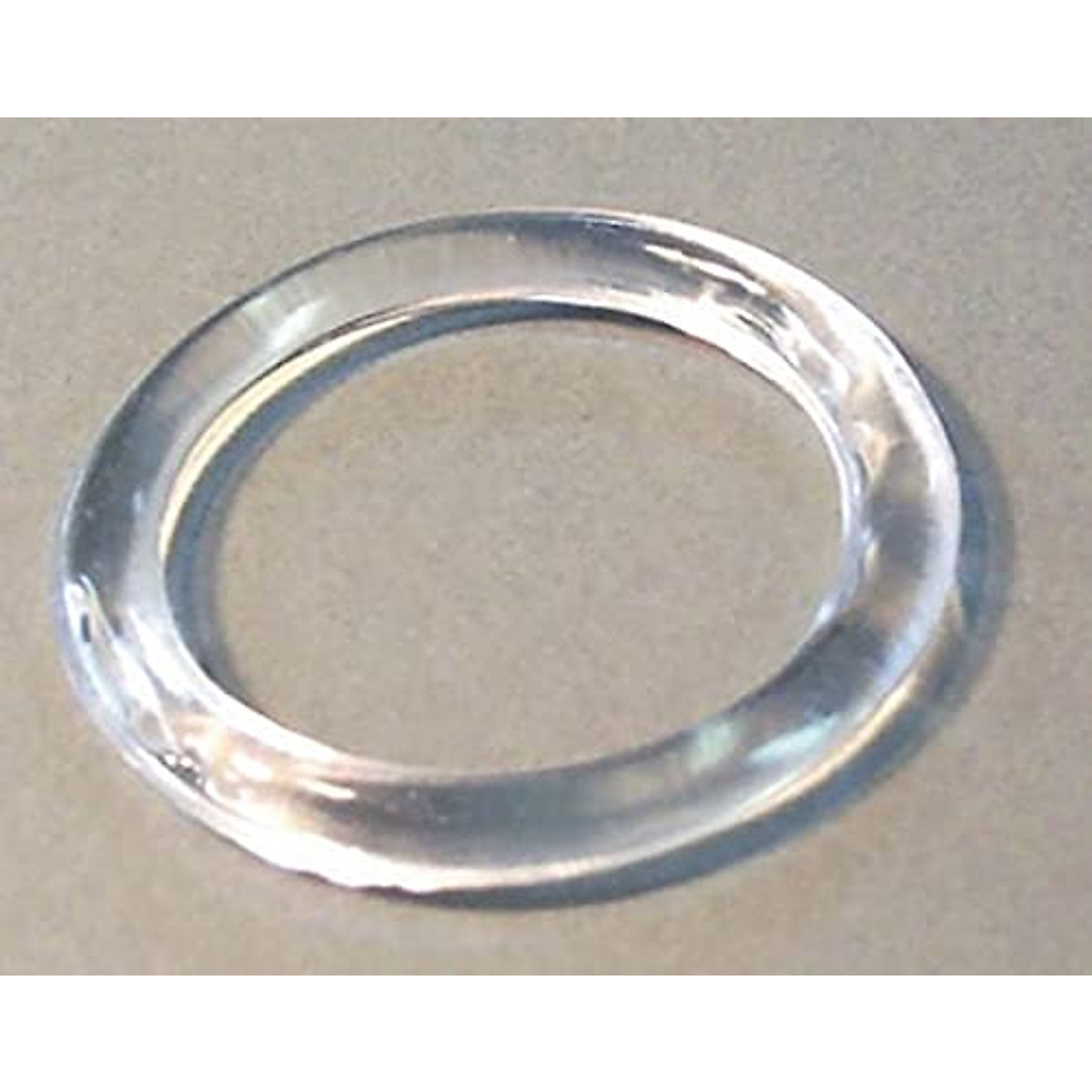 NAHANCO CIR100 Acrylic Scarf Rings, Small, Clear (Pack of 100)