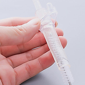 Dahszhi 20Pcs 10 Sizes Humidifier Brush Cleaner Bottle Brush Small Diameter Drinking Straw Cleaning Brush,Black and White