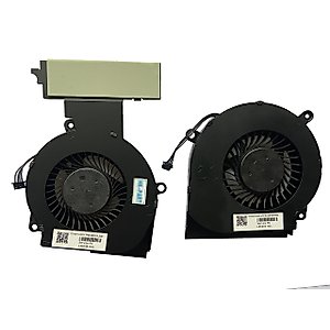 HK-PART Replacement Fan for HP Omen 15-DC CPU Gpu Cooling Fan Set L30203-001 L30204-001