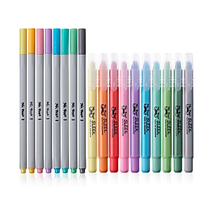Mr. Pen- Bible Gel Highlighters and Fineliner Pens No Bleed, Pastel Colors, 18 Pcs, Bible Journaling Kit, Bible Highlighters and Pens No Bleed, Bible Pens, Gel Highlighters, No Bleed Highlighters.