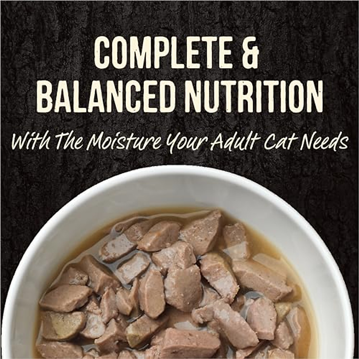 Merrick Backcountry Grain Free Gluten Free Premium Wet Cat Food, Chicken and Trout Recipe Cuts With Gravy - (Pack of 24) 3 oz. Pouches