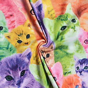 Matching Doll & Girls Dresses Kid Toddler Cat Cloth Fit American Girl Doll