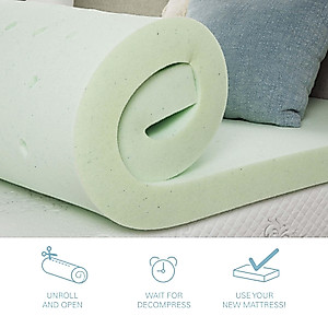 3 Inch Twin XL Size Memory Foam Mattress Topper, Breathable & Medium Support, Cooling Gel Memory Foam Top Mattress Pad Cover for Back Pain, CertiPUR US Certified (3 in. Twin XL)