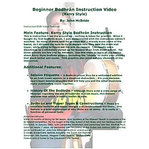 Beginner Bodhran Instruction Video (Kerry Style)