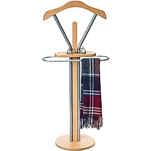 Zeller 17102 45 x 30 x 108 cm Valet Stand Wood/Metal Metal