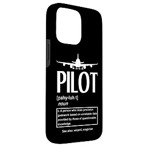 iPhone 15 Pro Max Funny Pilot Case