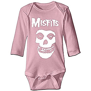 DOQOSESHY Cute Misfits Baby Climbing 0-24 Months Onesie Unisex Breathable Toddler Rompers