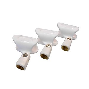 Audio2000'S S4110 3-PK White Wireless Microphone Holders Clips