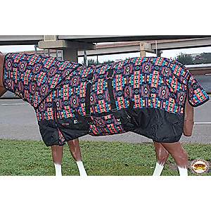 HILASON 1200D Ripstop Waterproof Turnout Winter Horse Blanket Neck Cover - 72 Inches | Horse Blanket | Horse Blankets for Winter Waterproof | Horse Turnout Blanket | Horse Turnout