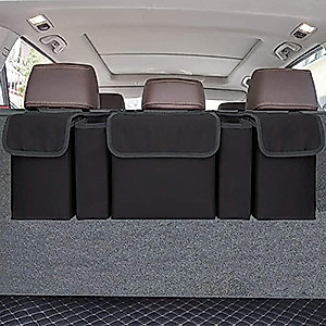 AOPHY Car Trunk Organizer, Backseat Hanging Organizer with 5 Super Large Storage Pockets -Car Seat Organizer for SUV,Truck,Space Saving Expert