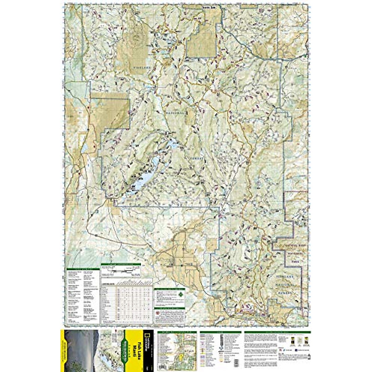 Fish Lake, Manti (National Geographic Trails Illustrated Map)