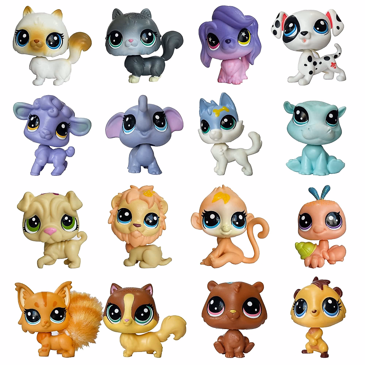 LPS Toys, 2 PCS Random LPS Toys Set, LPS Pack Cute Pet Collector, Pet Shop Kid Toys,Action Cartoon Collection Kids Toy Gift,Rare pet Store cat and Dog Set Toys