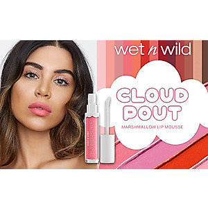 wet n wild Cloud Pout Marshmallow Matte Liquid Lipstick Mousse Hot Pink Don't Sugarcoat It