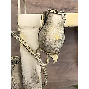 Breakfast in bed tray, iron anniversary gift for her, rose, floral, serving tray, coffee table, iron gift, iron gift for her, bed tray, tray