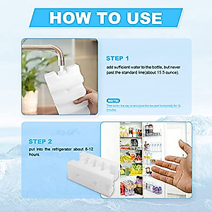 Bercoor Pack of 3 White Reusable Ice Pack for Breastmilk Storage, Available for Breastmilk Storage Bags, Milk Storage Bags and Bottles