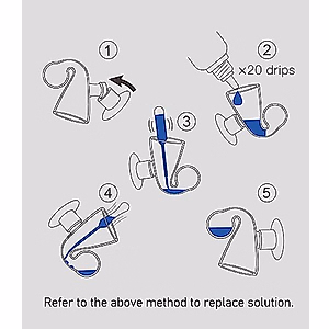 Clscea Aquarium CO2 Drop Checker CO2 Indicator (Glass Checker+15ml)