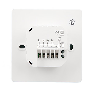 Floor Heating Thermostat 16A 4400W Intelligent Programmable Thermostat Digital Home Heating Temperature Controllerfor Radiant Underfloor Heating