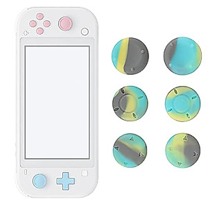 Button Cover, Ergonomic Game Controller Button Cover Heightening Elastic for Switch(Camouflage)