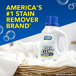OxiClean White Revive Laundry Whitener and Stain Remover Liquid, 50 fl oz