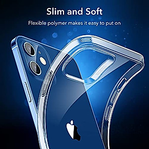 ESR Metal Kickstand Designed for iPhone Mini Case [Patented Design] [Two-Way Stand] [Reinforced Drop Protection] Flexible TPU Soft Back for iPhone Mini 2020, 5.4-Inch – Clear