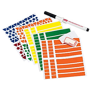 Sasco 2022 Staff Year Wall Planner with wet wipe Pen & sticker pack, Blue, Board Mounted, 915W x 610mmH, 2410166